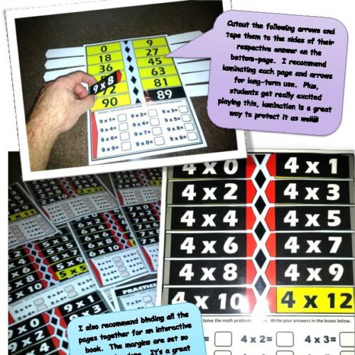 Multiplication Tables- Interactive Flipbook - Classful