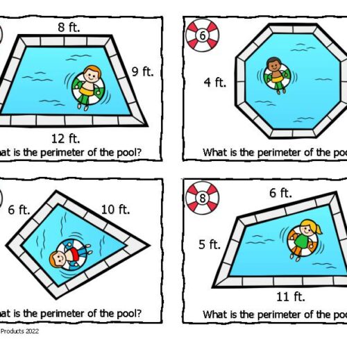 Measuring Perimeter Task Cards - Classful