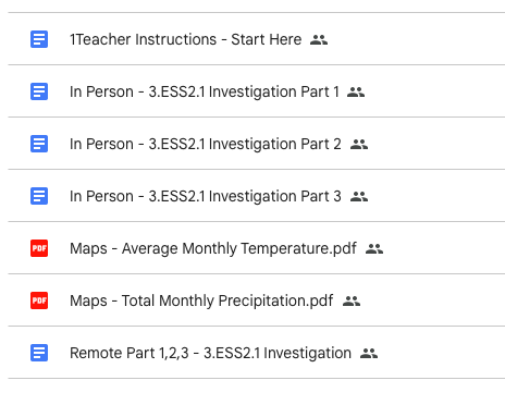 3rd Grade Weather 3.ESS2.1 Activities - Classful