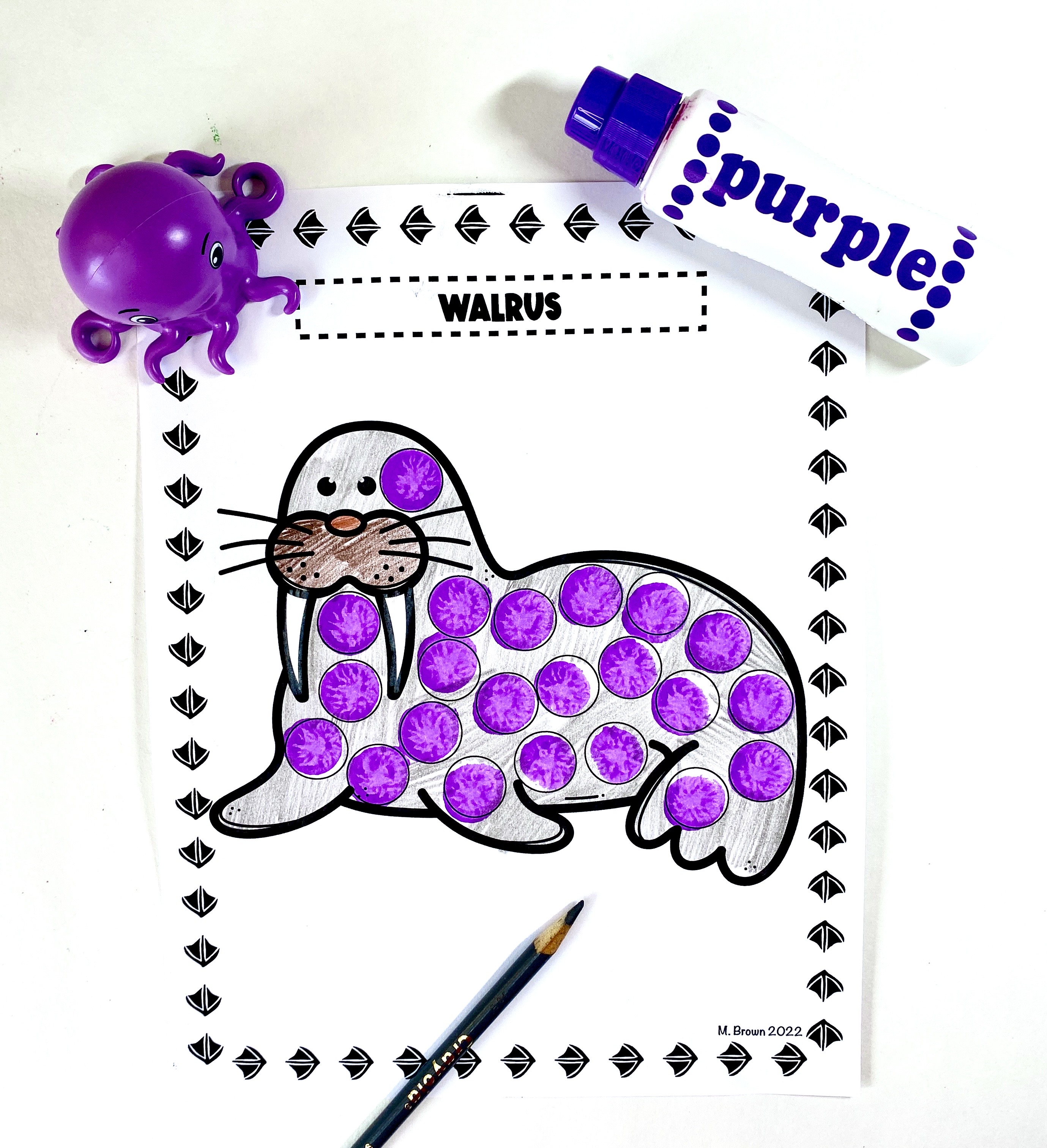 Sea Animal Do A Dot - Classful
