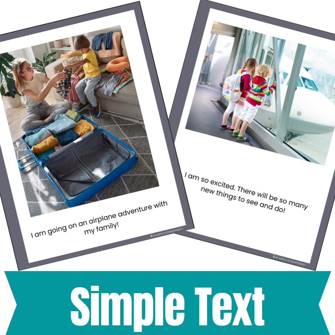 Going on an Airplane Social Skills Story for Summer Break Vacations ...