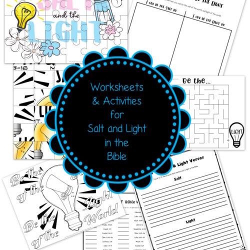 Be the Salt and the Light Worksheet & Activity Pack - Classful