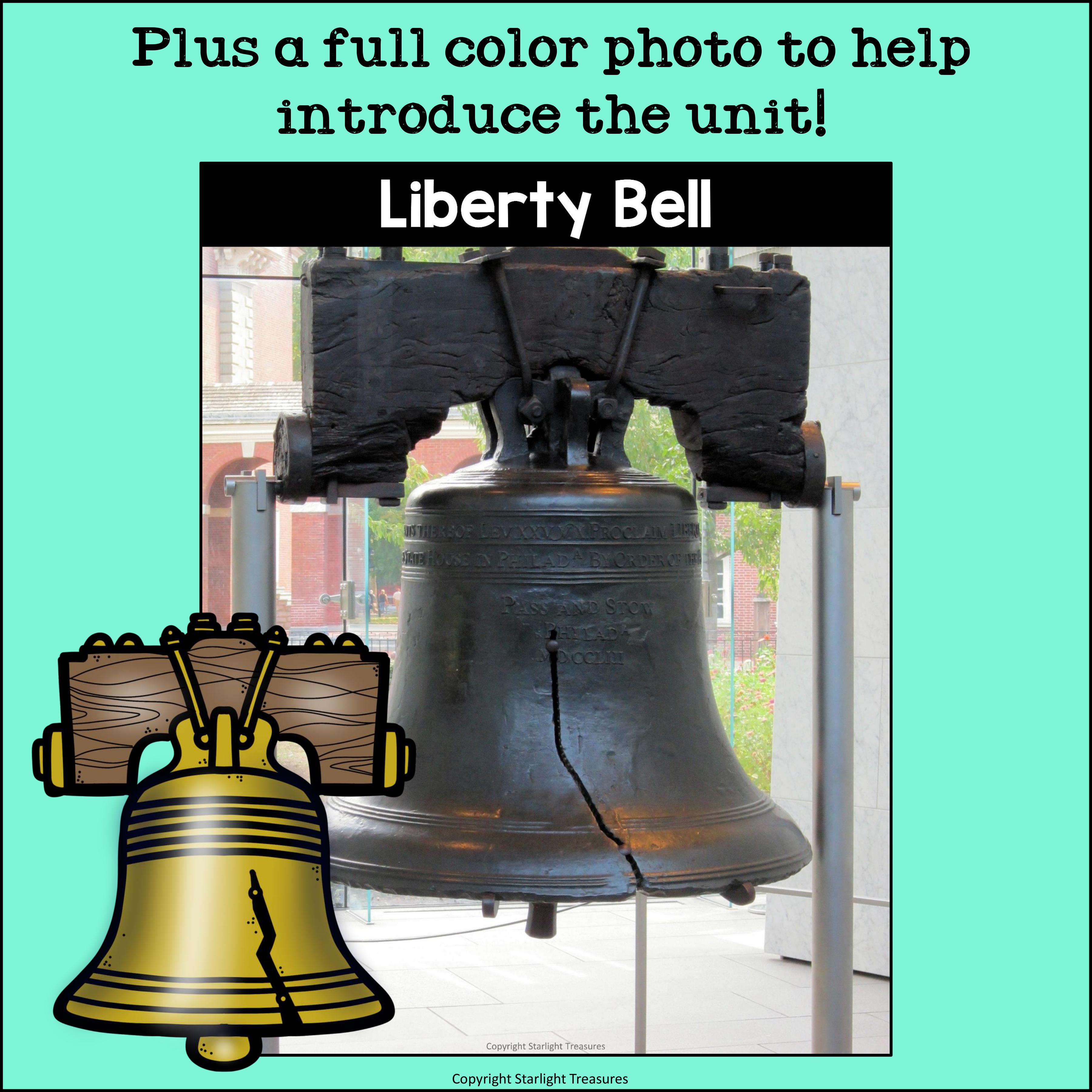 Liberty Bell Mini Book for Early Readers- American Symbols - Classful