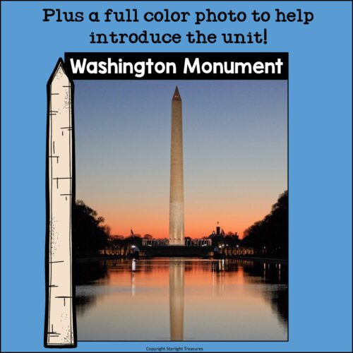 Washington Monument Mini Book for Early Readers- American Symbols ...