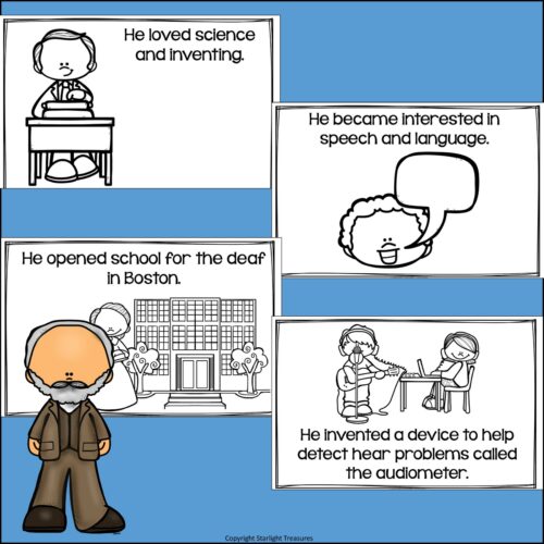 Alexander Graham Bell Mini Book for Early Readers- Inventors - Classful