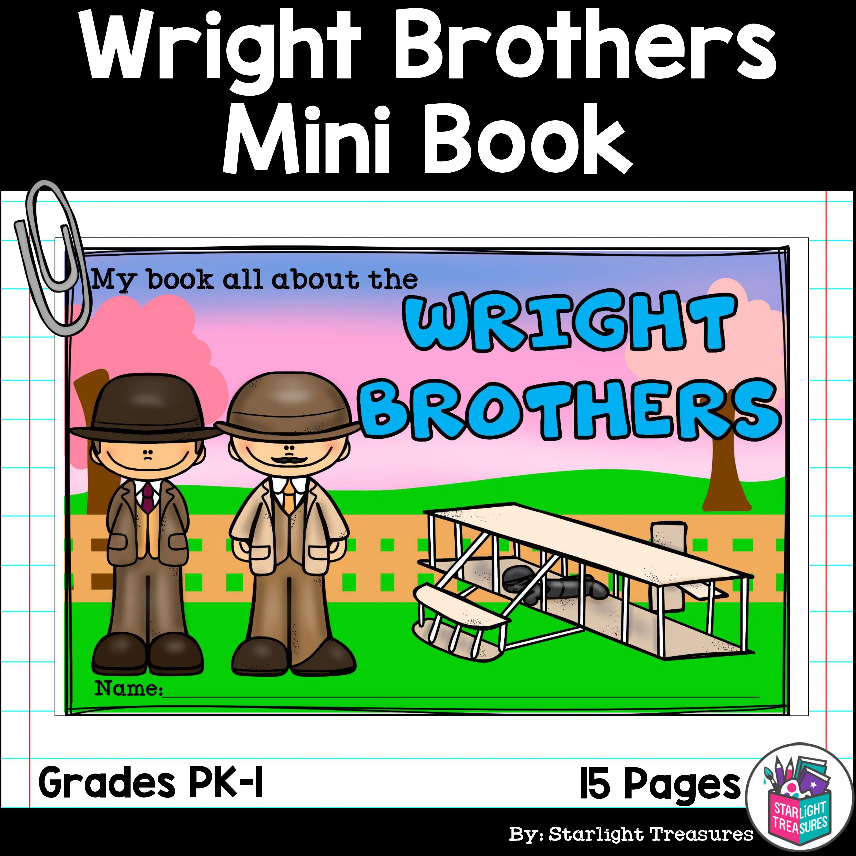 Wright Brothers Mini Book for Early Readers- Inventors - Classful