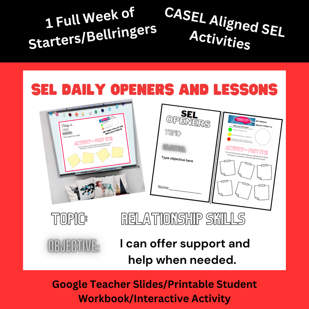 SEL Daily Openers/Bellringer and Activity | Helping Others [Grades 3.4 ...