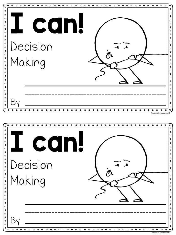 Decision Making Mini-Book - Classful