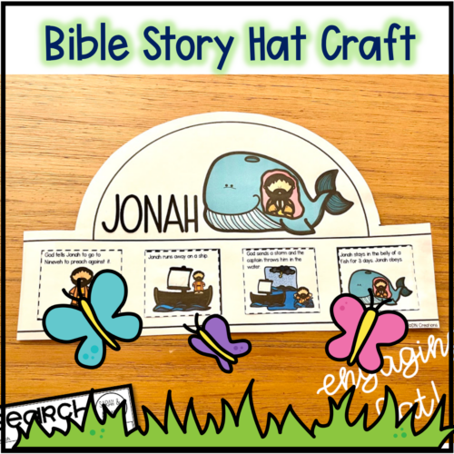 Jonah Bible Activities l Jonah and the Whale Bible Crafts l Jonah ...