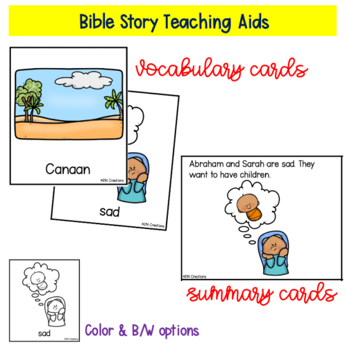 Abraham and Sarah Bible Activities l God Promises Abraham Lesson ...