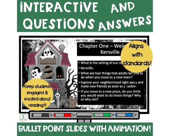 Desmond Cole Ghost Patrol- The Haunted House Next Door Novel Study ...