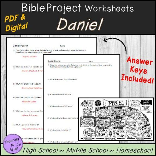 Bible Book Daniel Overview Summary Activity - Classful