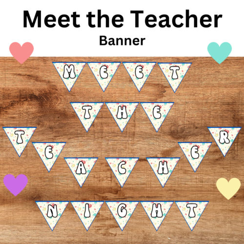 Meet the Teacher Night Banner | Classroom Decor - Classful