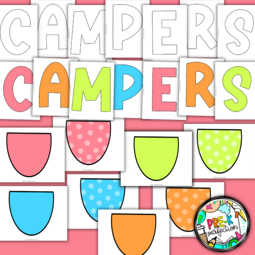 Happy Campers Bulletin Board | Camper Bulletin Board - Classful