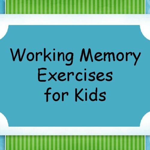 Working Memory Activities for Kids - Set 1 - Classful