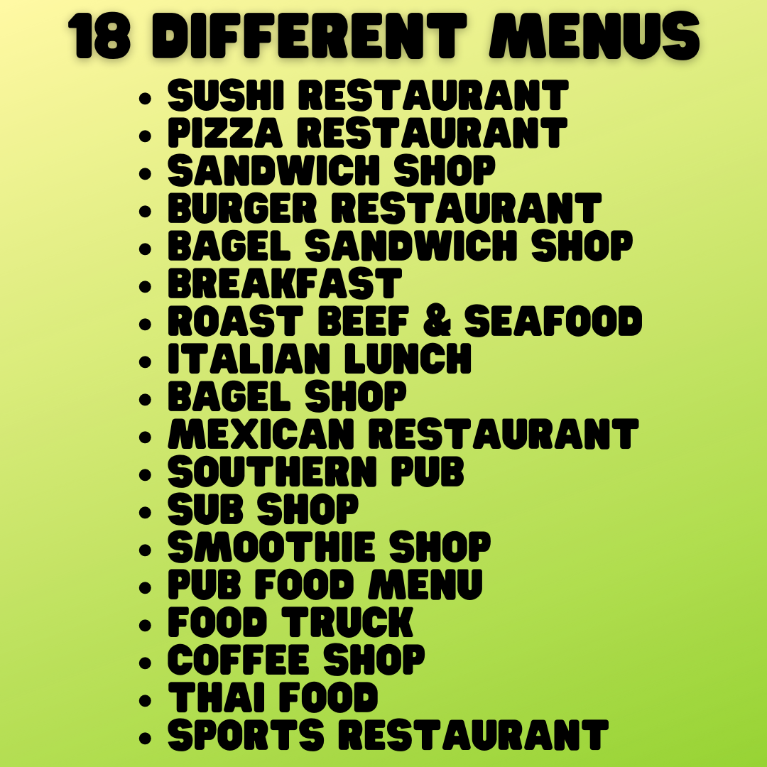 Understanding Menus BUNDLE - Reading Menus & Menu Math - Life Skills ...
