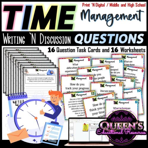 Time Management Writing and Discussion Questions | Time Management ...