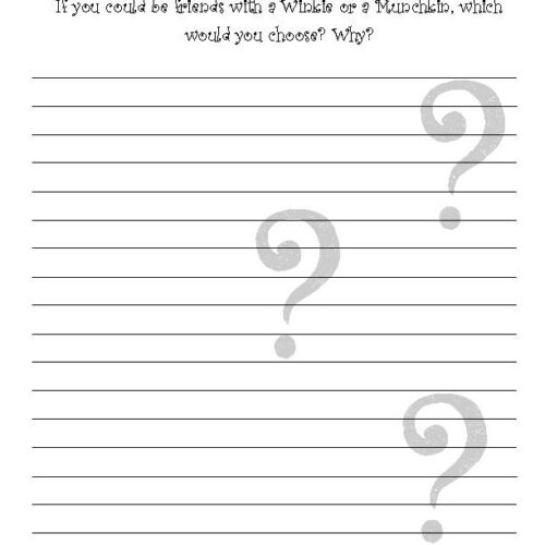 The Wonderful Wizard of Oz Writing Prompts - Classful