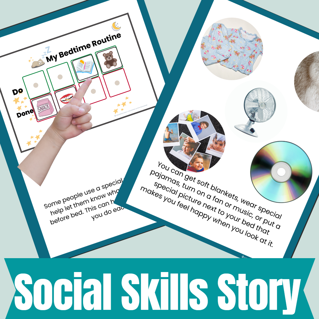 Preschool Bedtime Bundle - Social Skills Story Visual Schedule ...