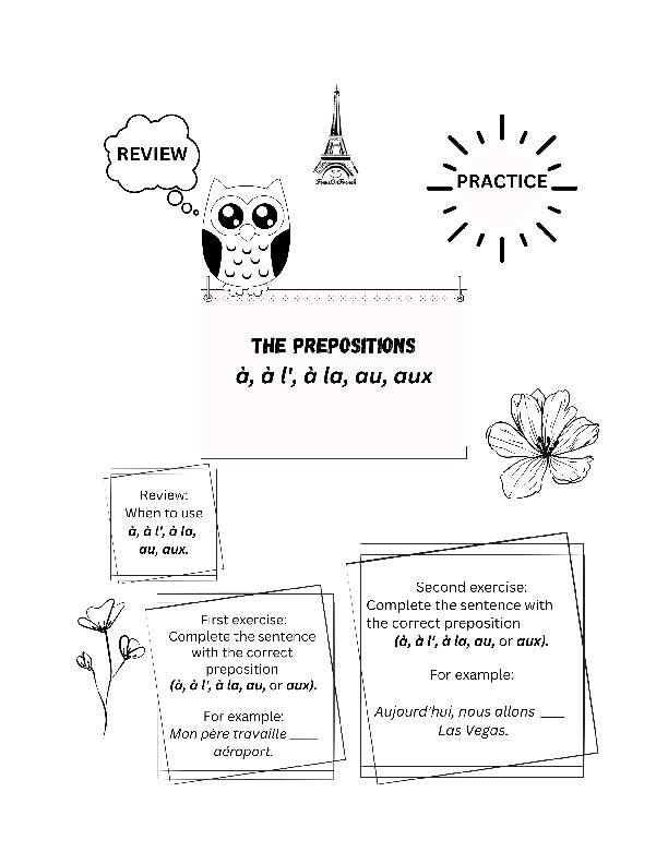 The interrogative adjectives QUEL, QUELLE, QUELS, QUELLES exercises ...