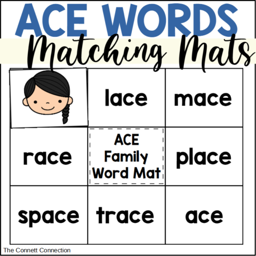 ACE Words Matching Mats - Classful