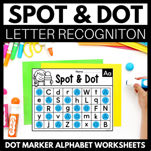 Letter Recognition Worksheets - Dot Marker Alphabet Pages - Classful