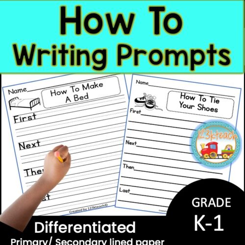 How To Writing Prompts ~Procedural Writing- Kindergarten, 1st, 2nd ...