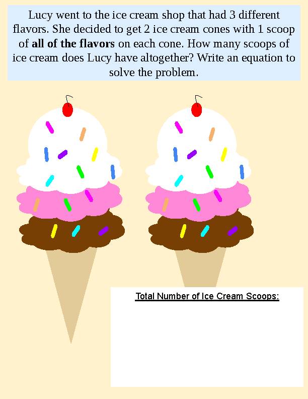Ice Cream Math - Classful