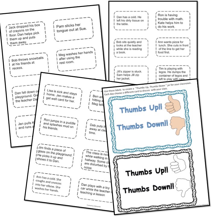 Good Choices Vs Poor Choices Cut And Paste Pocket Chart Sorting Writing Prompts Classful
