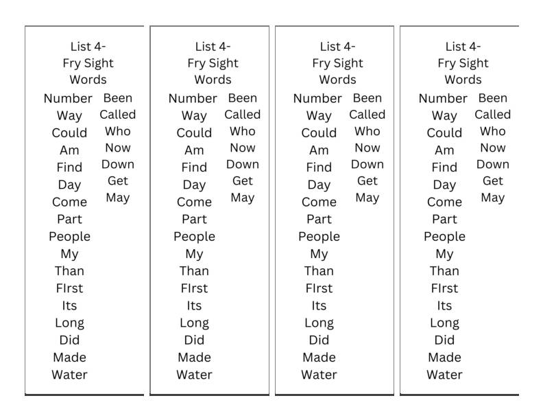 Summer Sight Word Bookmarks-Dr. Fry 1st 100 List - Classful
