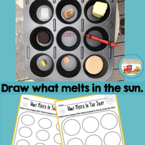 Science Experiment -What Melts In The Sun?-Preschool, Kindergarten, 1st ...