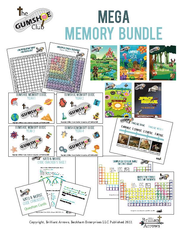 Mega Memory Work Bundle - Classful