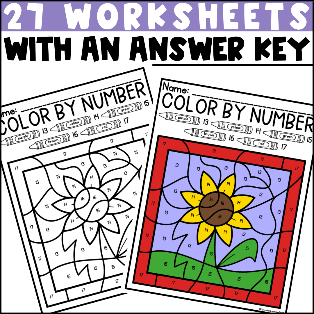 Fall Color by Code - Fall Color by Number - Fall Color by Letter - Classful