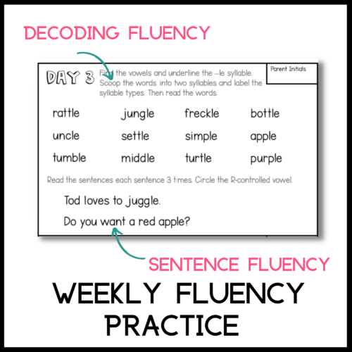 Decoding Consonant LE Syllables Stable Final Syllable | Phonics ...