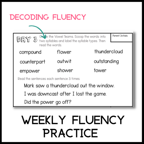 Decoding Multisyllabic Words with Vowel Teams Diphthongs | Phonics ...