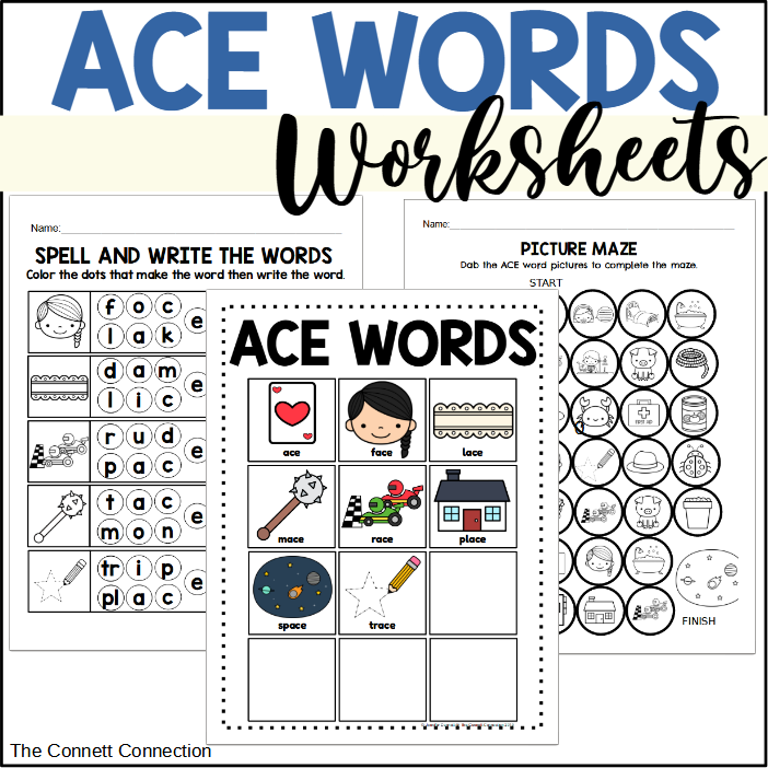 ACE Words Worksheets - Classful