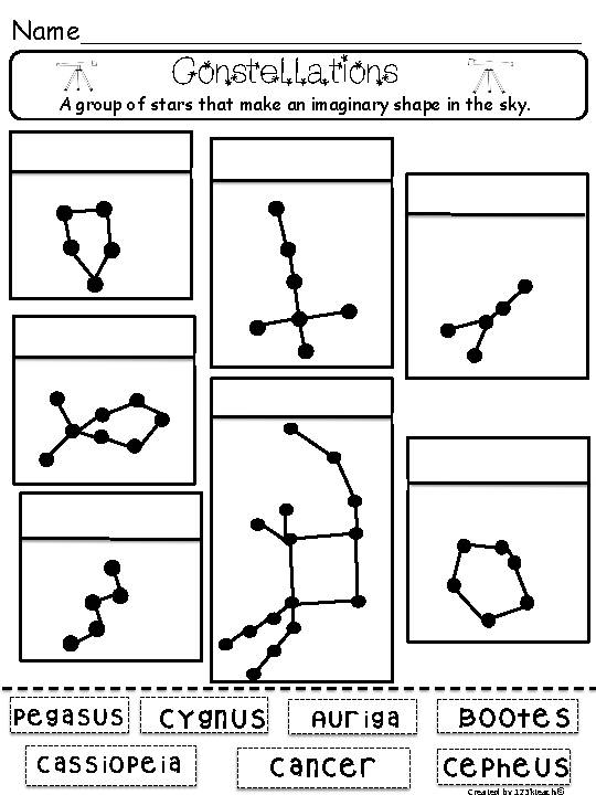 Constellations For Kids Connect The Dots