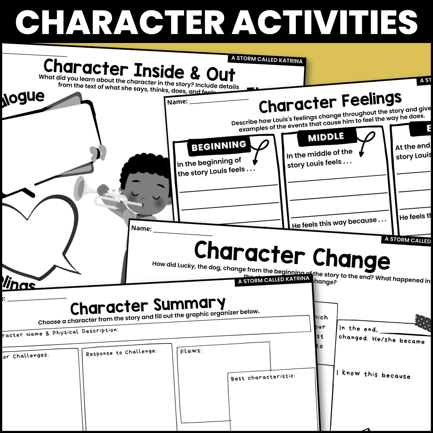 A Storm Called Katrina Book Companion Activities - Classful