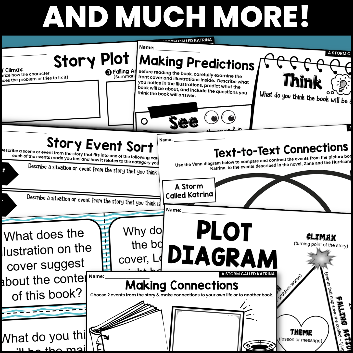 A Storm Called Katrina Book Companion Activities - Classful