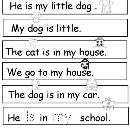 Sight Word Kindergarten Sentence Fun - Classful