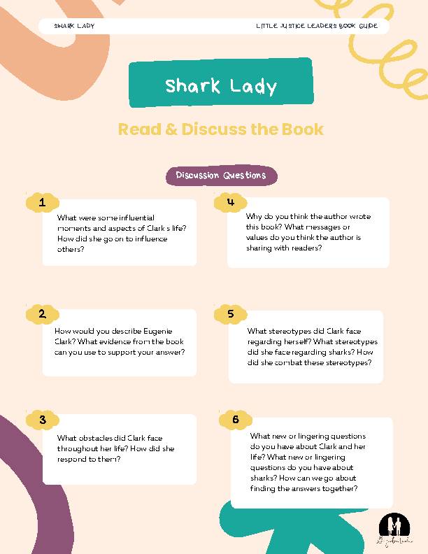 Book Guide- Shark Lady by Jess Keating - Classful