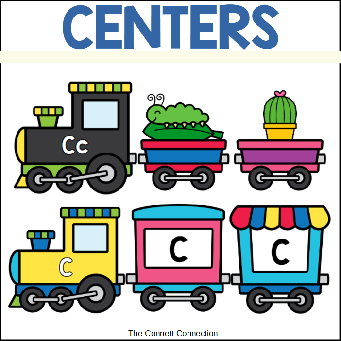 Letter C Train Worksheets and Hands On Center - Classful