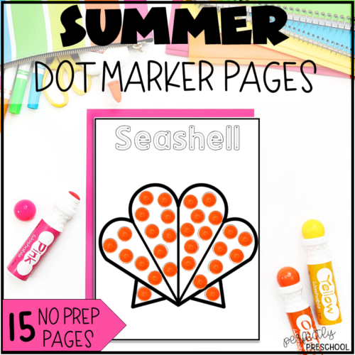 Seasonal No Prep Dot Marker Pictures for Preschool and Toddlers Bundle ...