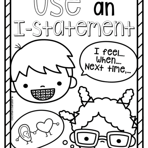 Conflict Resolution Coloring Pages - Classful