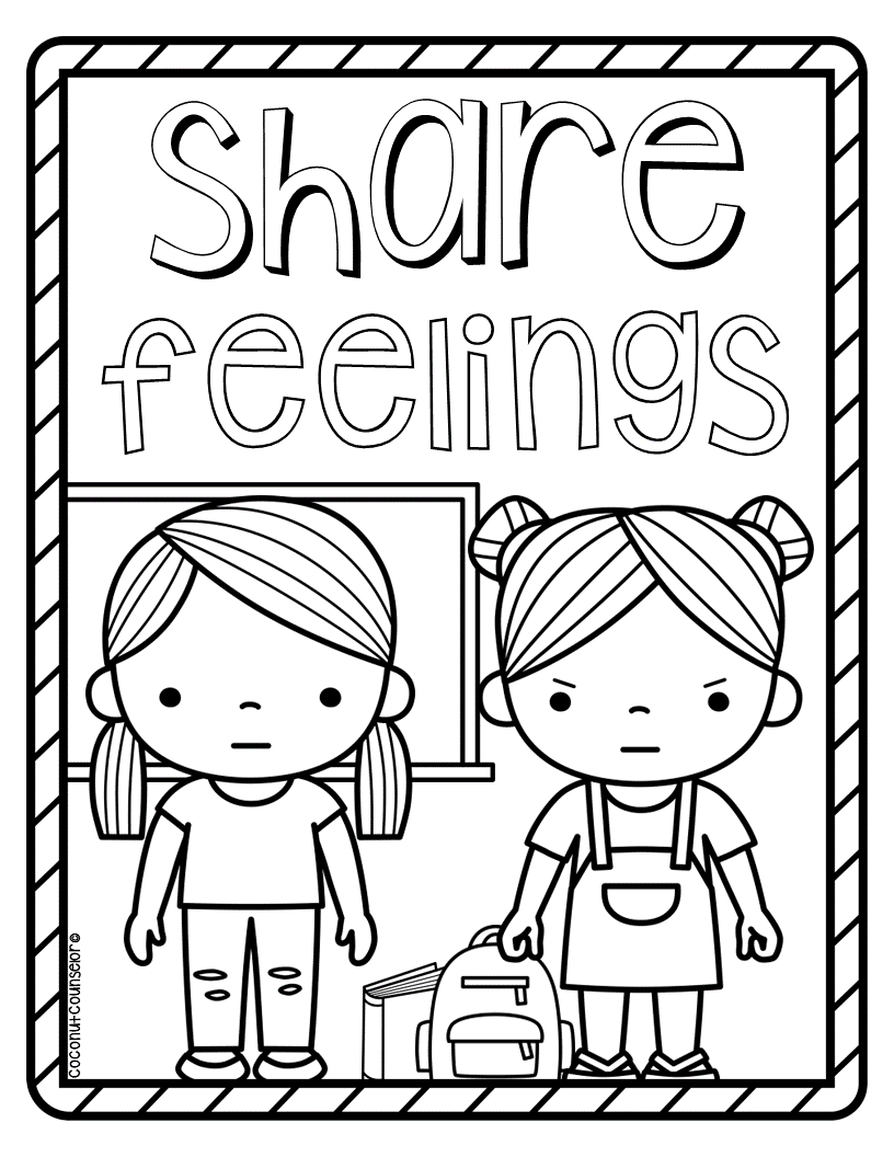 Conflict Resolution Coloring Pages - Classful