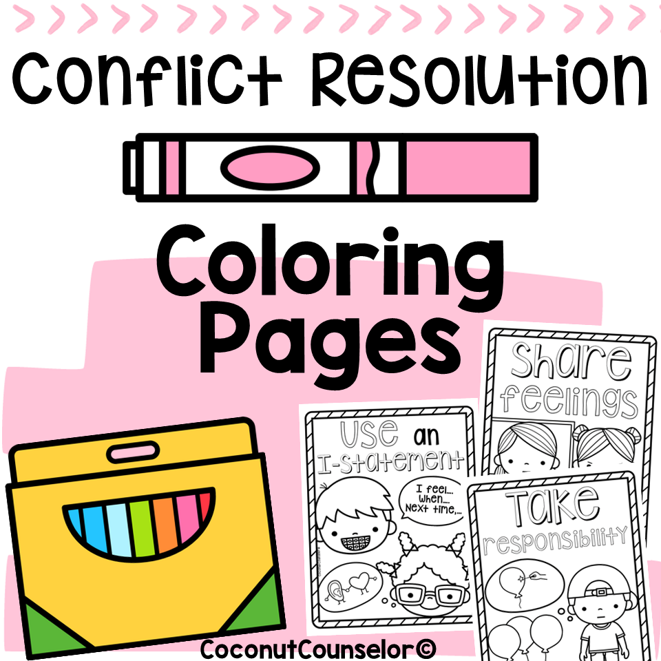 Conflict Resolution Coloring Pages - Classful