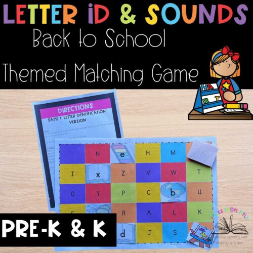 Back to School Letter Identification & Sounds Intervention or Center ...