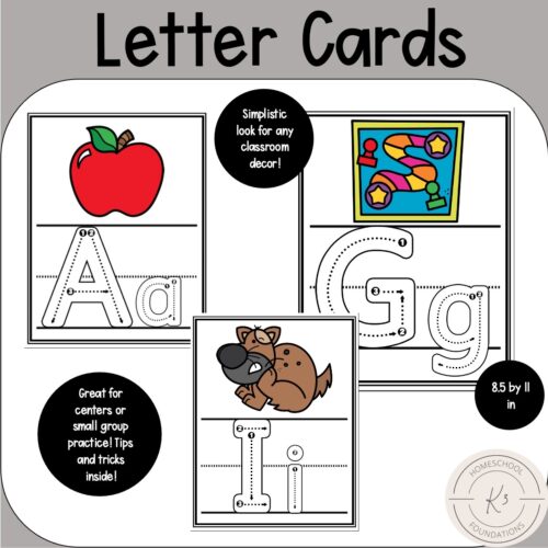 Letter Formation Cards - Classful