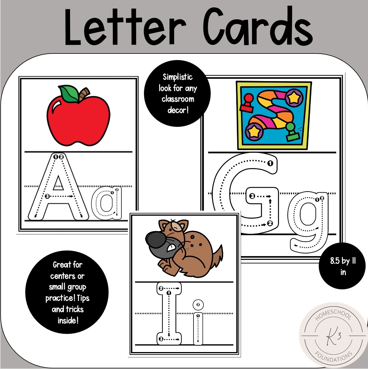 Letter Formation Cards