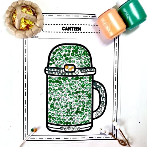 Camping Q-Tip Art Packet - Classful